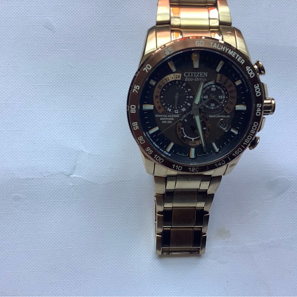 Citizen | Accessories | Citizen Ecodrive Rose Gold Chronograph Watch ...